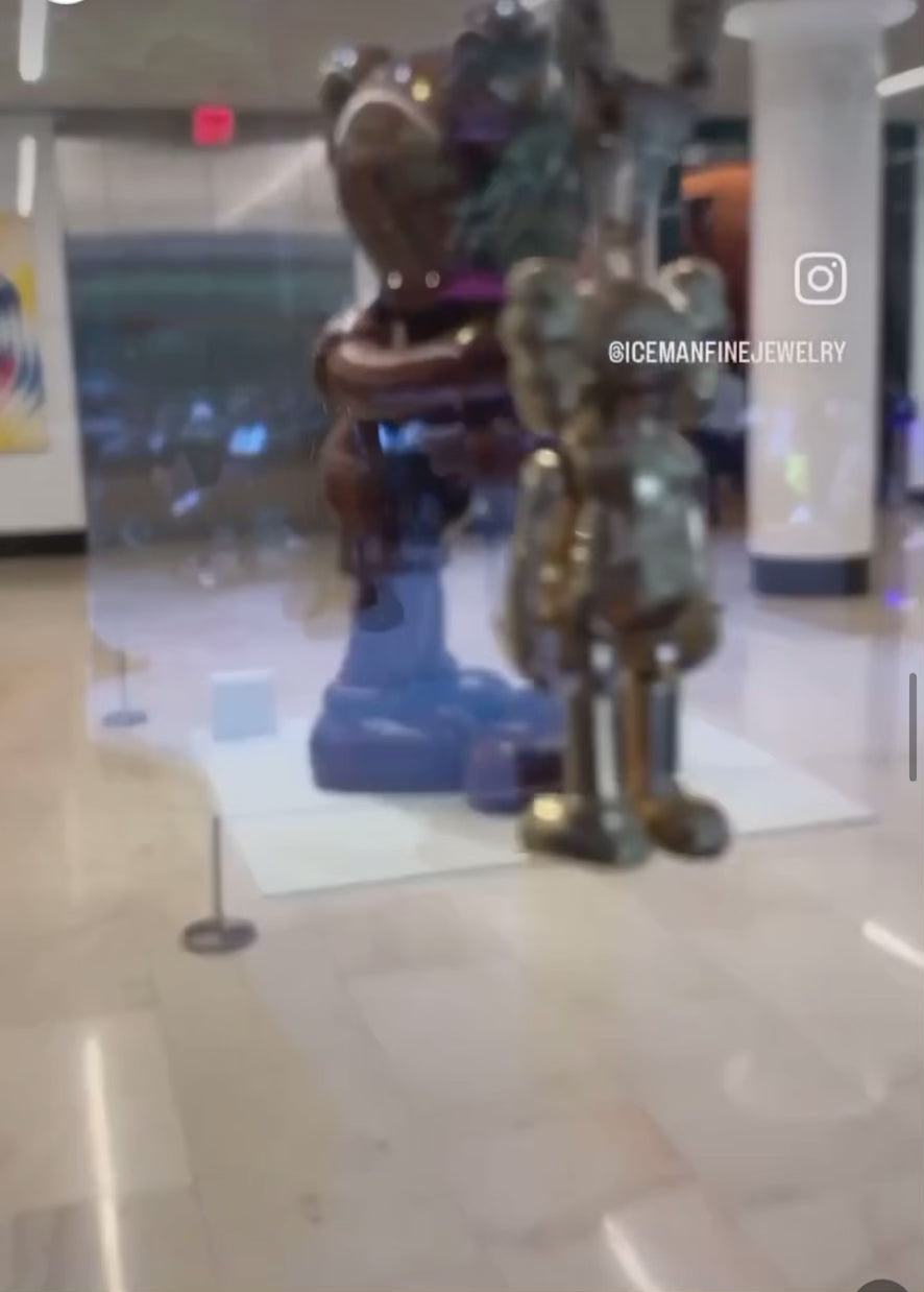 Kaws friends movable joints pendant – Ice man fine jewelry